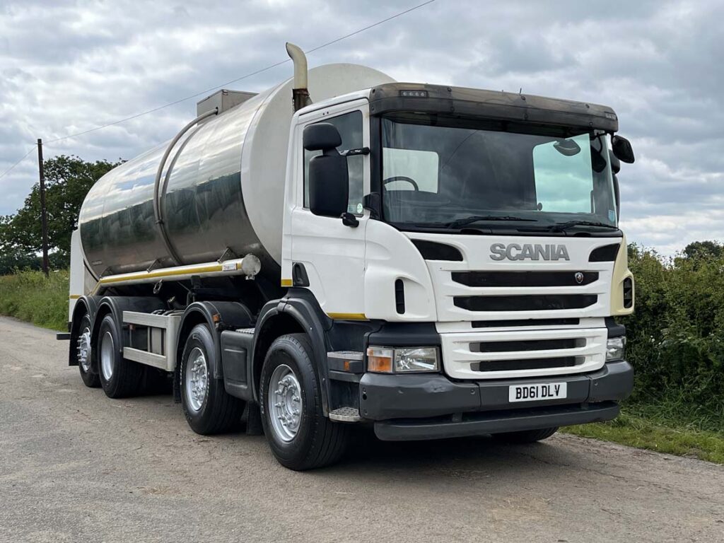 Scania P360 8 X 2 Food Tanker - BD61DLV - Sotrex Limited