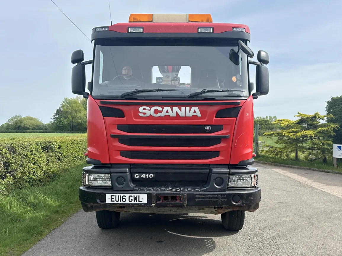 Scania G410 8 X 4 Tipper with Grab - EU16GWL - Sotrex Limited