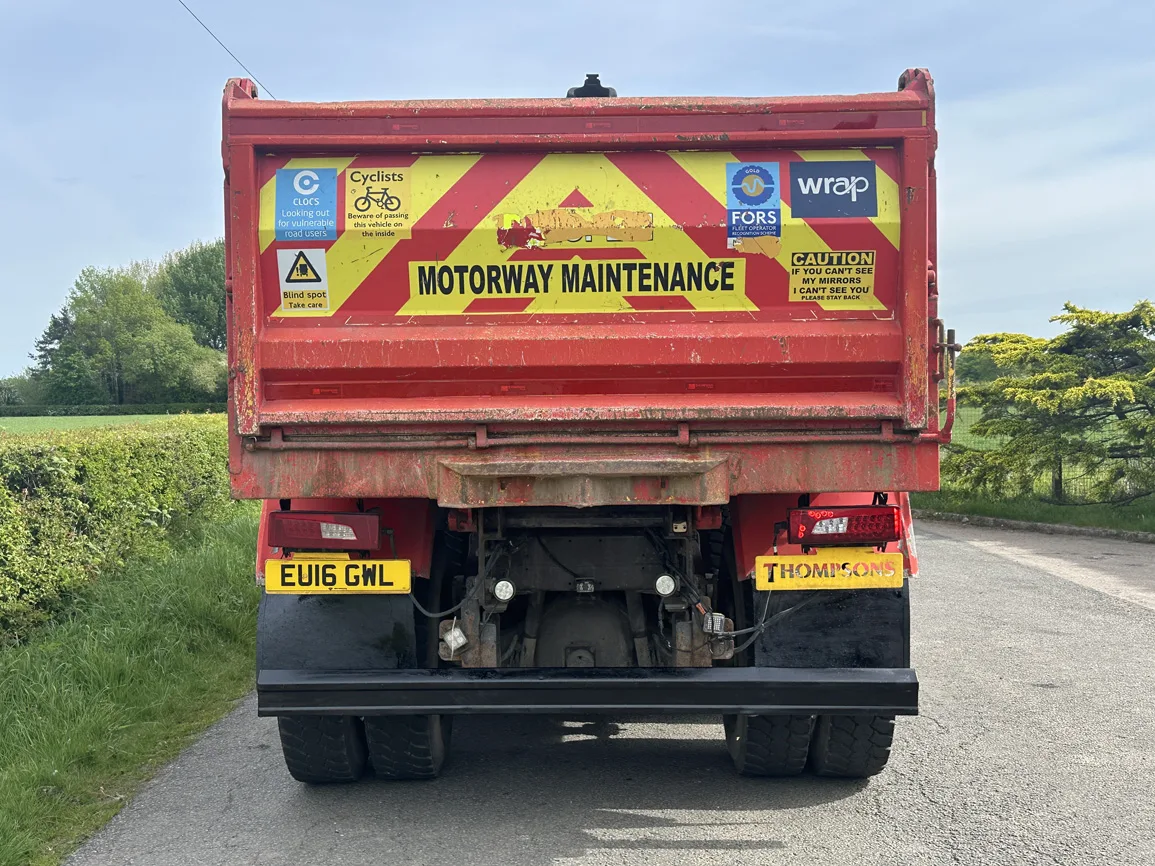 Scania G410 8 X 4 Tipper with Grab - EU16GWL - Sotrex Limited